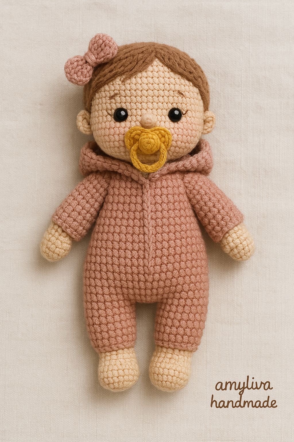 The Pacifier Baby Romper Amigurumi — A Stitch of Love and Tenderness ...