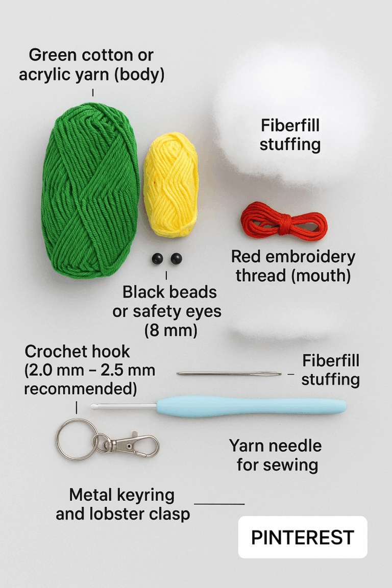 How to Crochet a Frog Keychain – Free Pattern for Cute Summer Accessory ...