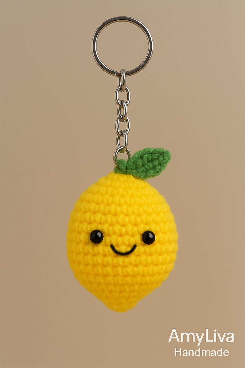 Cute and Zesty! Crochet Lila the Lemon Keychain with This Free Pattern ...
