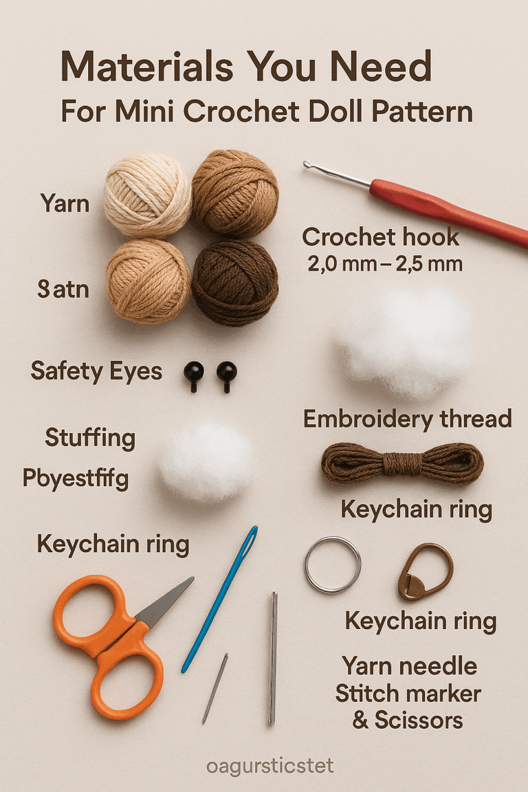 Mini Amigurumi Baby Keychain Pattern – Cute & Easy Crochet Gift ...