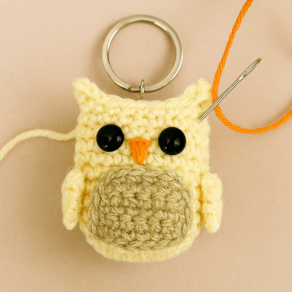 The Ultimate Guide to Crocheting Amigurumi Owl Keychains (Free Pattern ...