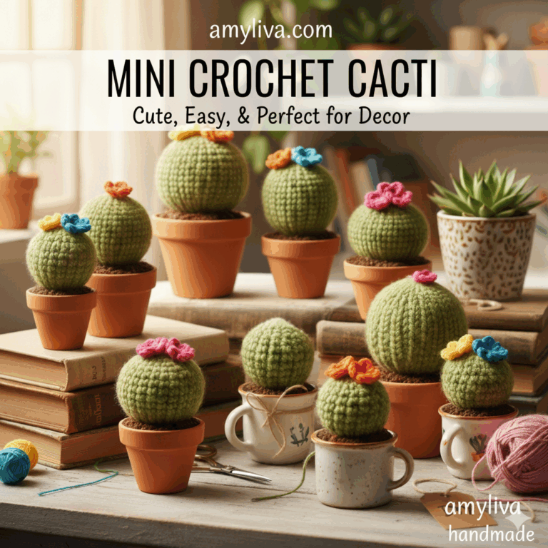 DIY Crochet Mini Plants: Free Patterns for Cactus, Succulents & More ...