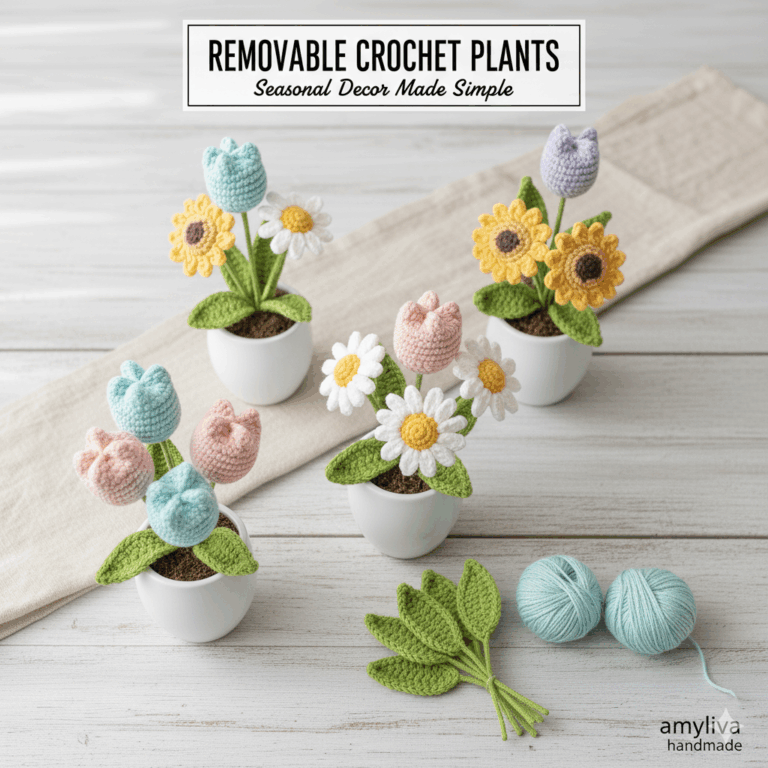 DIY Crochet Mini Plants: Free Patterns for Cactus, Succulents & More ...